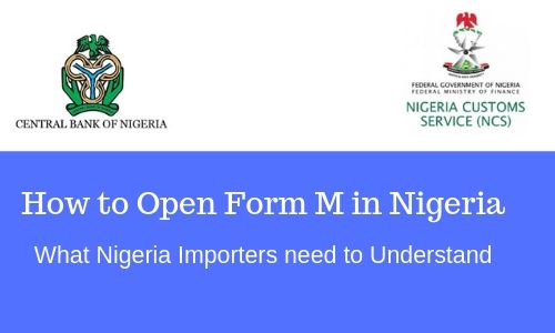 What is e-form m, importers documents for shipping in Nigeria